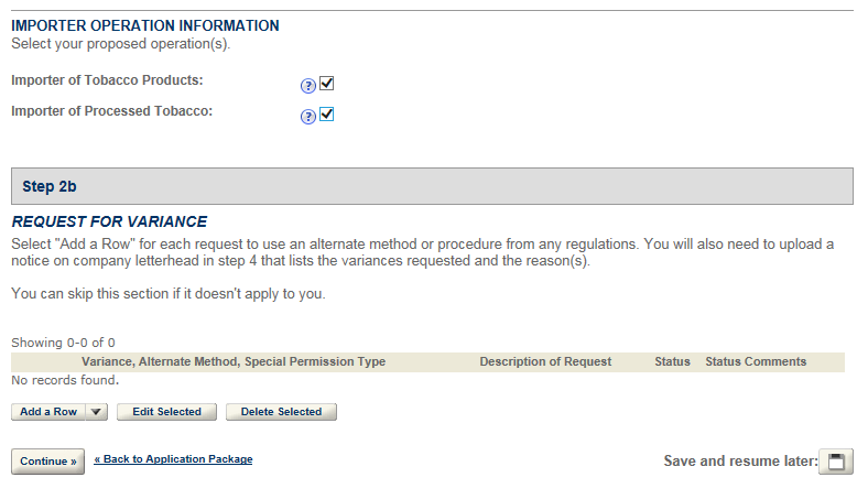 TTBGov - TTB | Permits Online | Preview the Importer of Tobacco ...